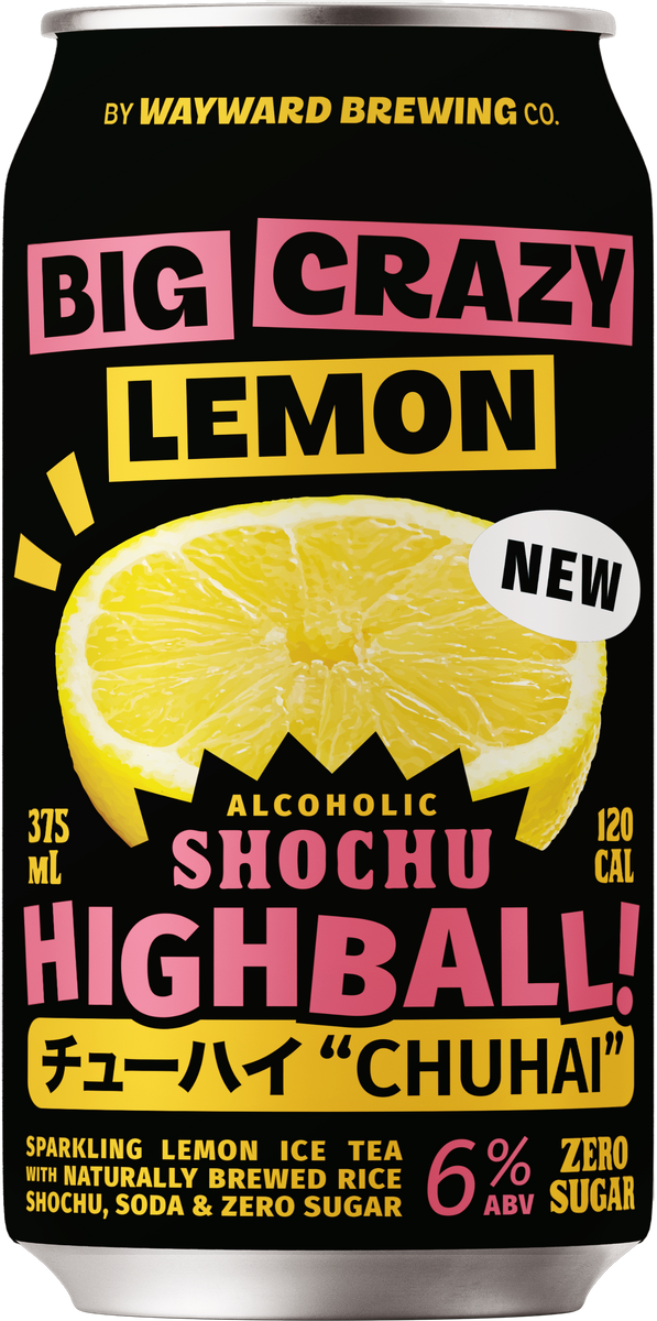 Big Crazy Lemon | Japanese Highball | Wayward Brewing Co.